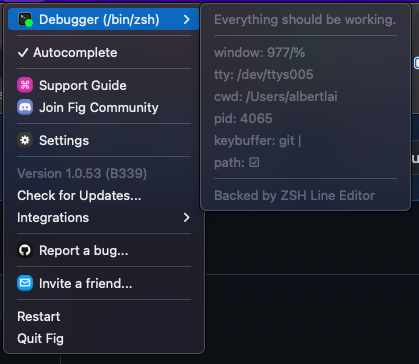 Fig Autocomplete Not Showing · Issue #760 · withfig/fig · GitHub