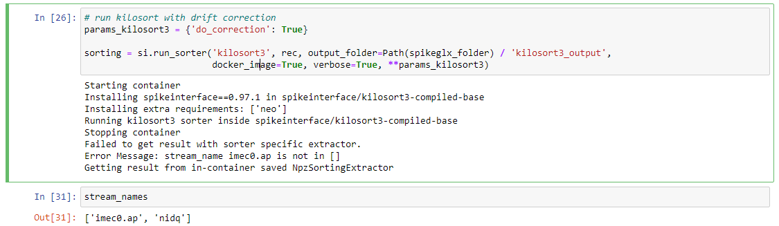stream_names not found during sorting · Issue #1662 · SpikeInterface/spikeinterface · GitHub