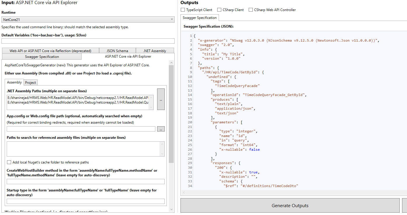 Undefined On Asp Core Via Api Explorer · Issue 1779 · Ricosuter Nswag · Github