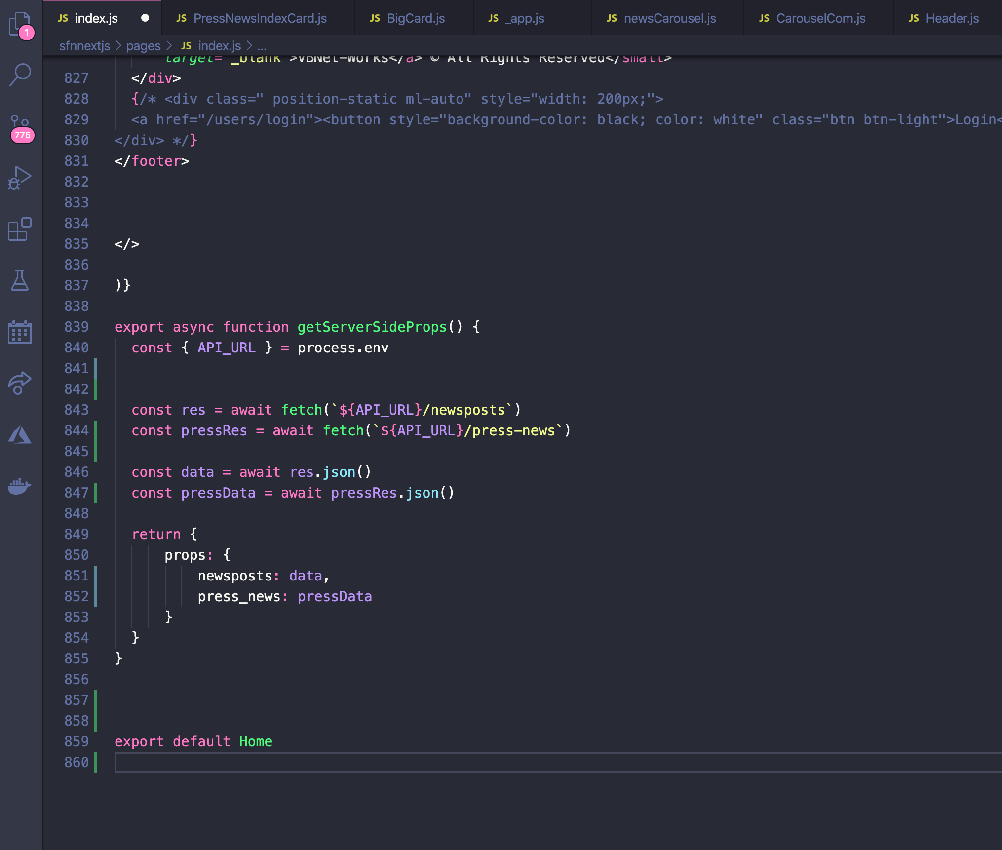 getServerSideProps calling for multiple endpoints? · vercel next.js ...