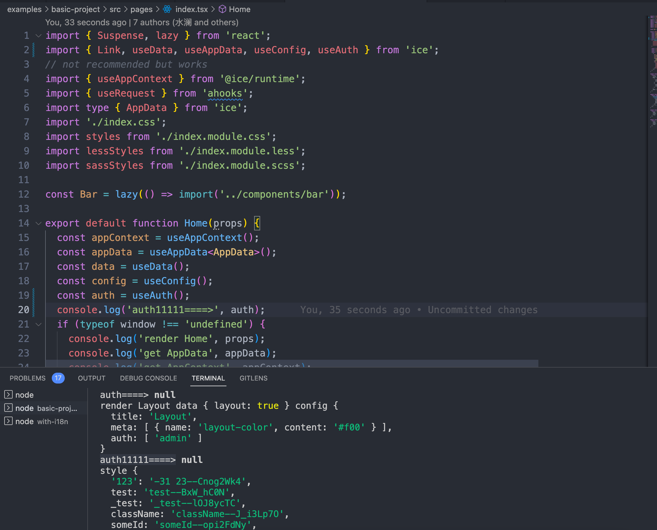 Ssr 阶段 Useauth 返回 Null · Issue 572 · Ice Lab Ice Next · Github