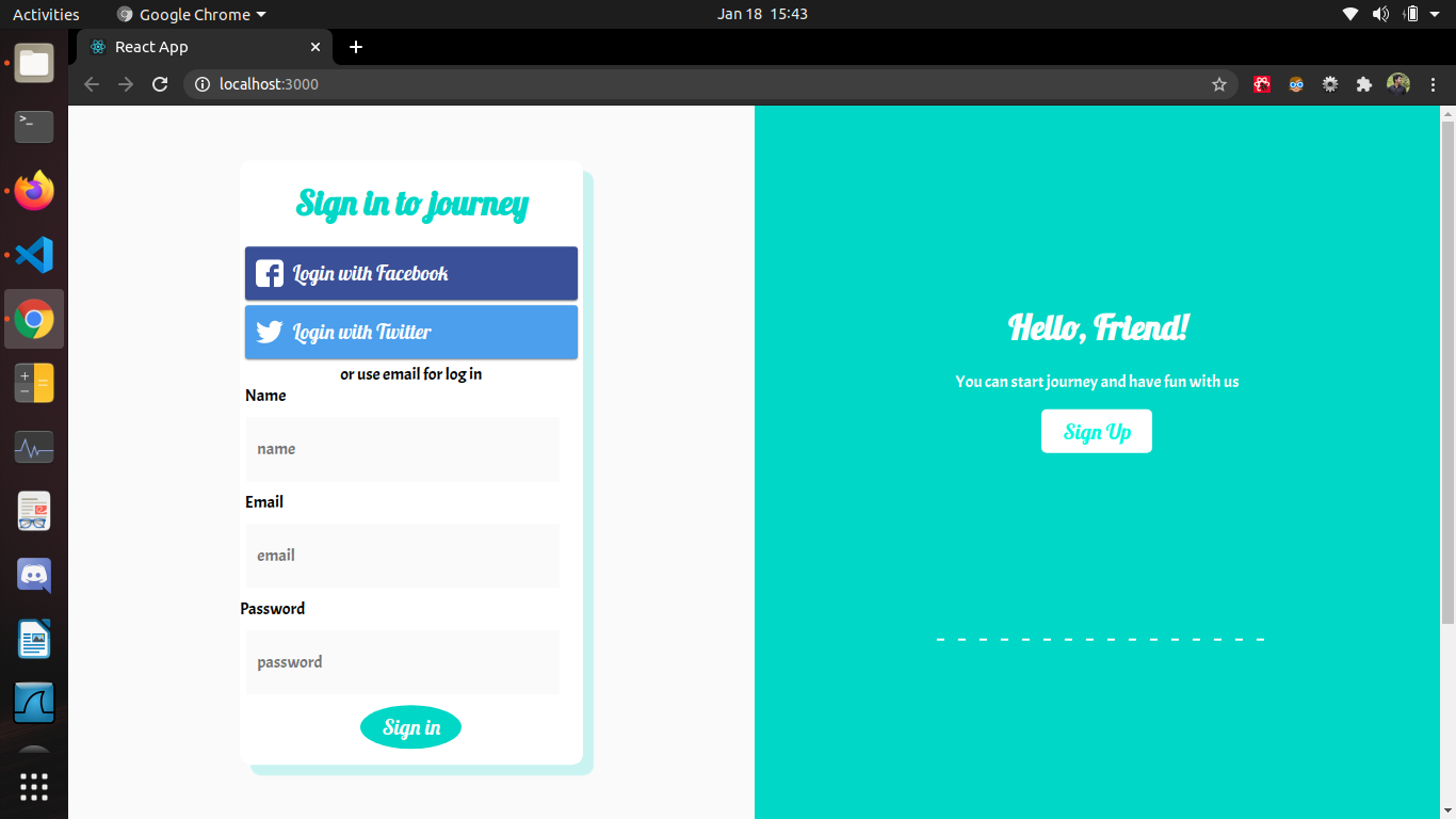 GitHub - darkside550/react-login-page