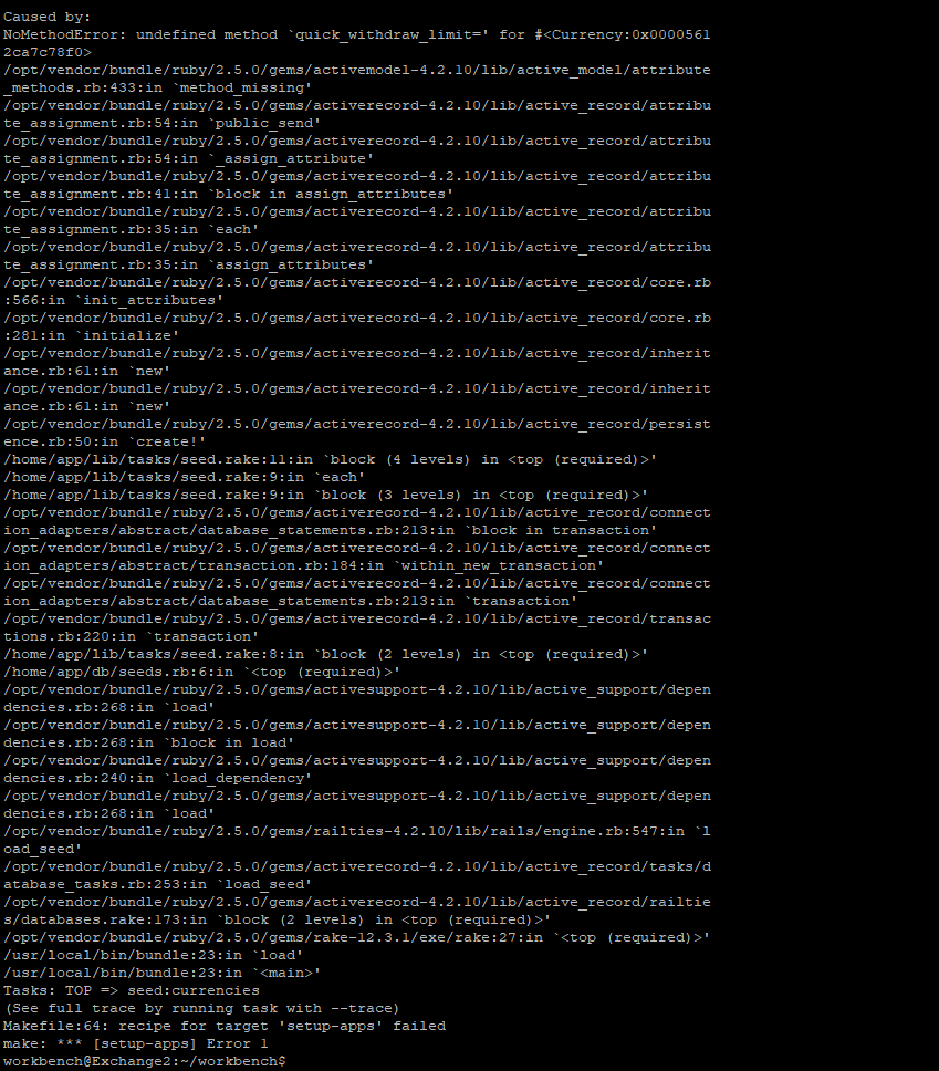 make run error · Issue #245 · rubykube/workbench · GitHub