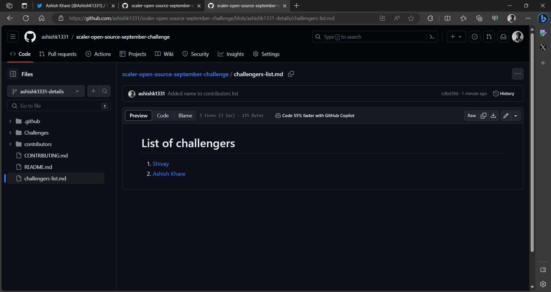 Challenge #1 - @ashishk1331 · Issue #123 · scaleracademy/scaler-open-source-september-challenge ...