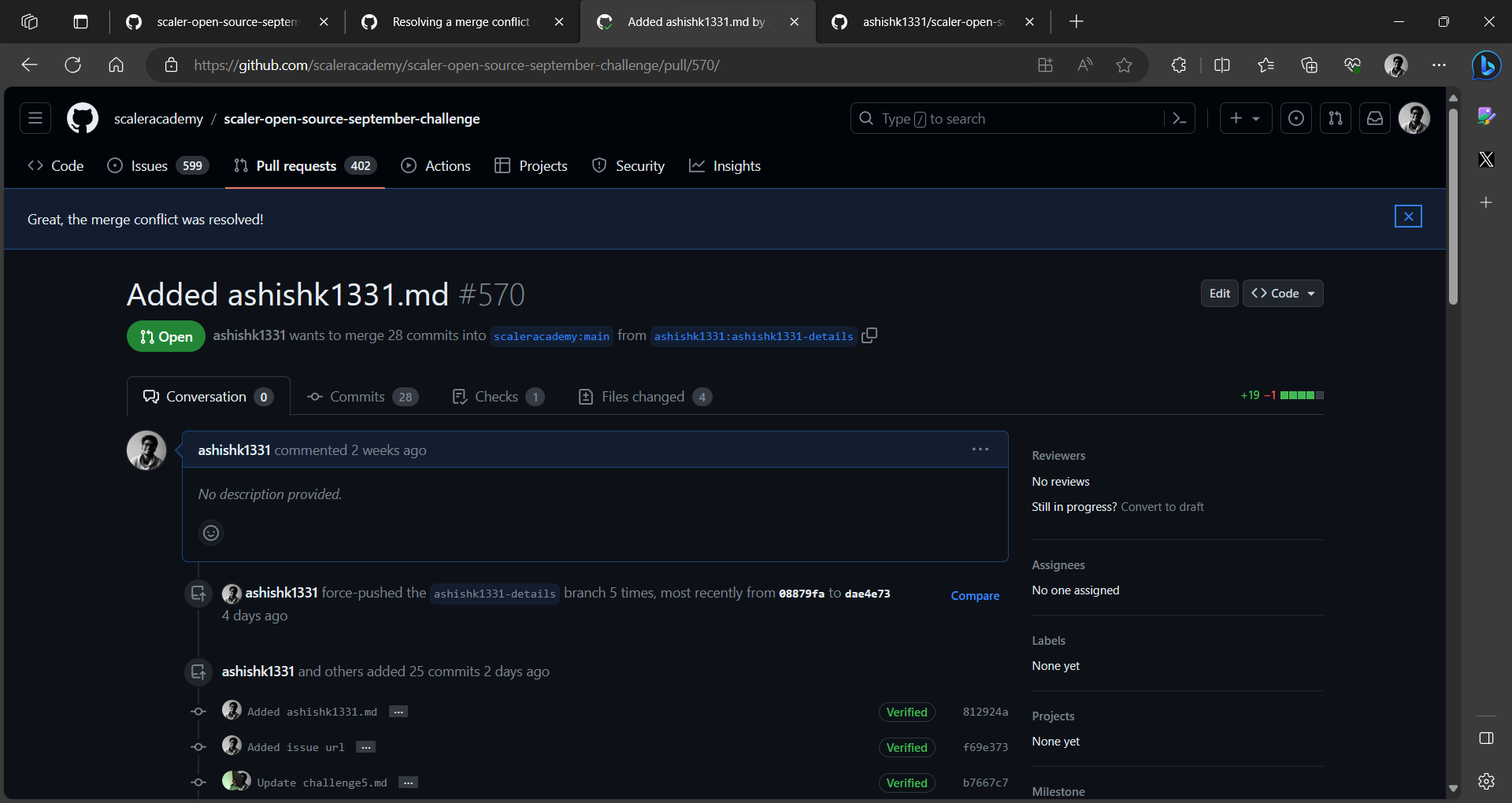 Challenge #1 - @ashishk1331 · Issue #123 · scaleracademy/scaler-open-source-september-challenge ...