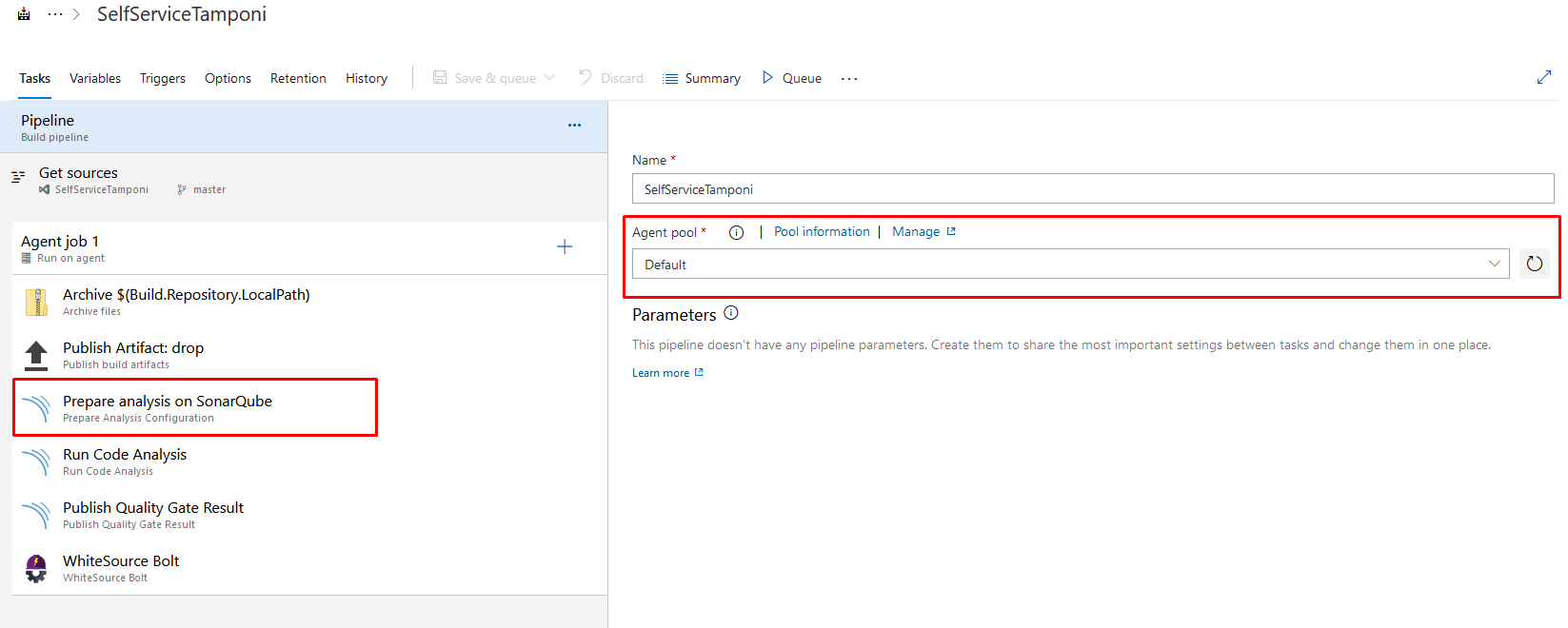 Sonarqube Task not working with Win2019 image. java version error: ##[error]No agent found in ...