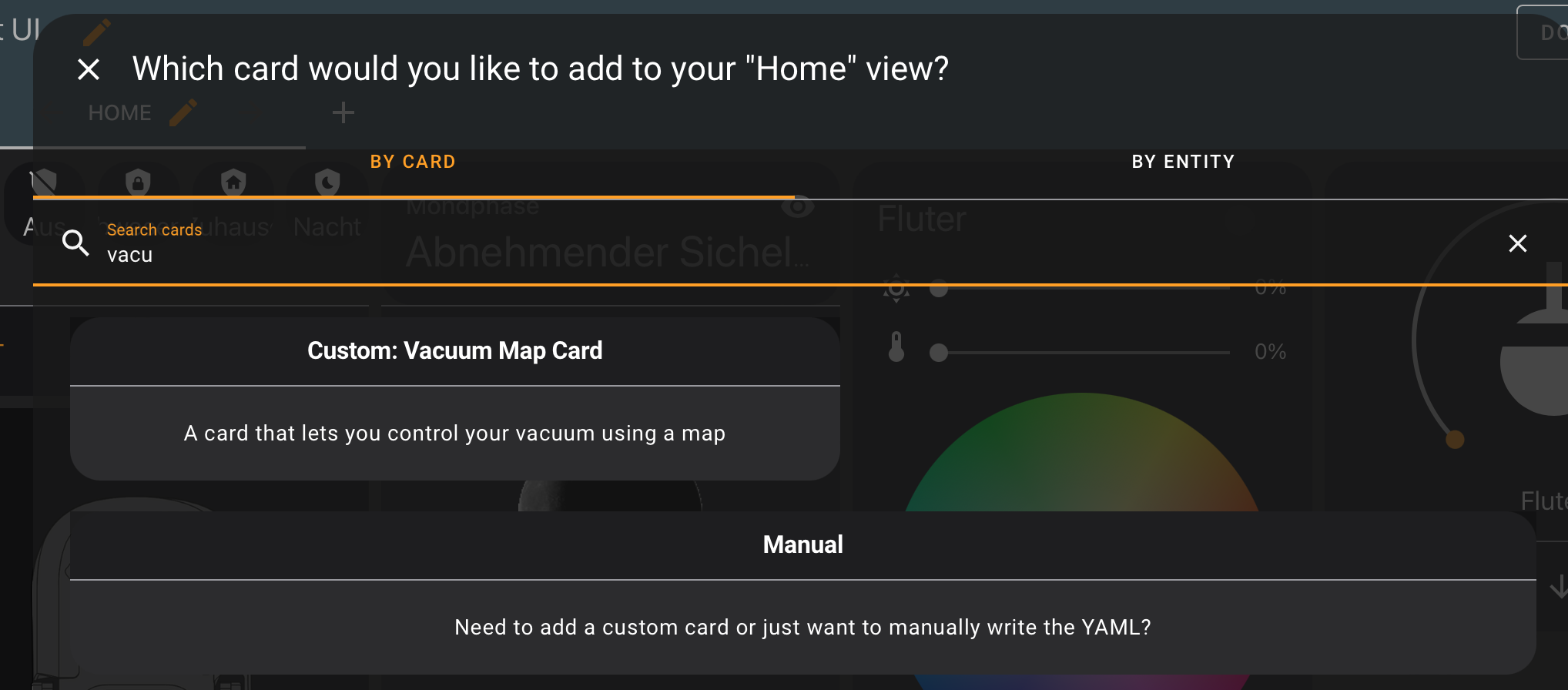Integration installed but not usabel · Issue #544 · denysdovhan/vacuum-card · GitHub