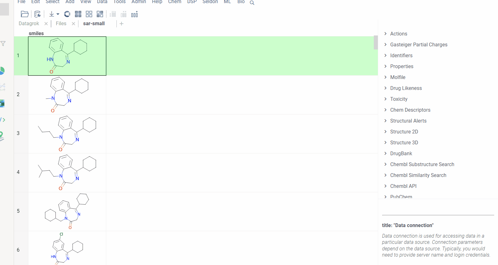 Chem: filtering from filter panel stops highlighting after opening filter in property panel ...