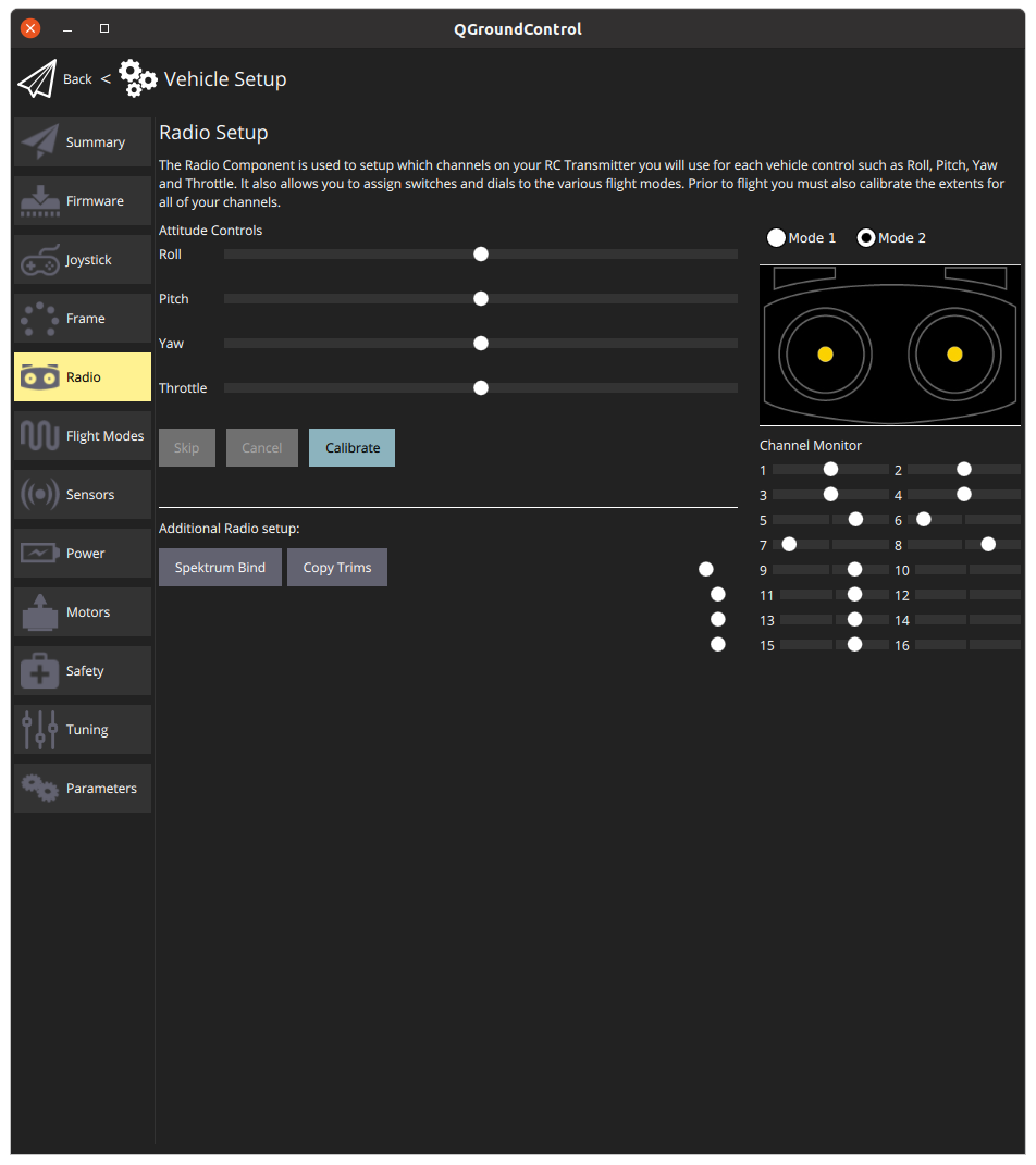 Radio ->Channel monitor shows PWM points positions out of rows when PWM values are out of range ...