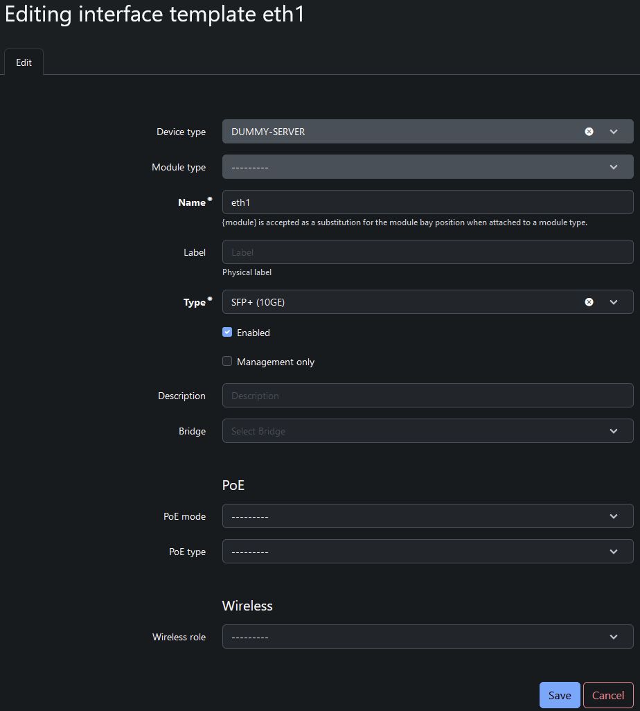 Support Lag Interfaces In Device Type Definition · Issue 13541 · Netbox Communitynetbox · Github 9163