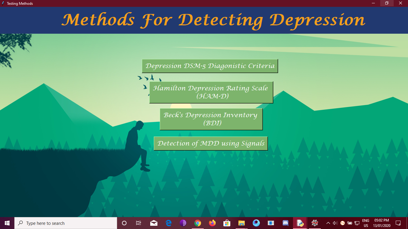 GitHub - axelblaze11/Expert-System-On-Major-Depressive-Disorder-using ...