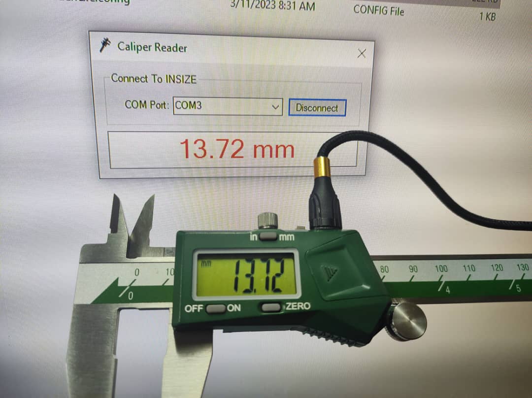 GitHub - fences/Digital-Caliper-ReadOut: INSIZE Digital Caliper ReadOut.