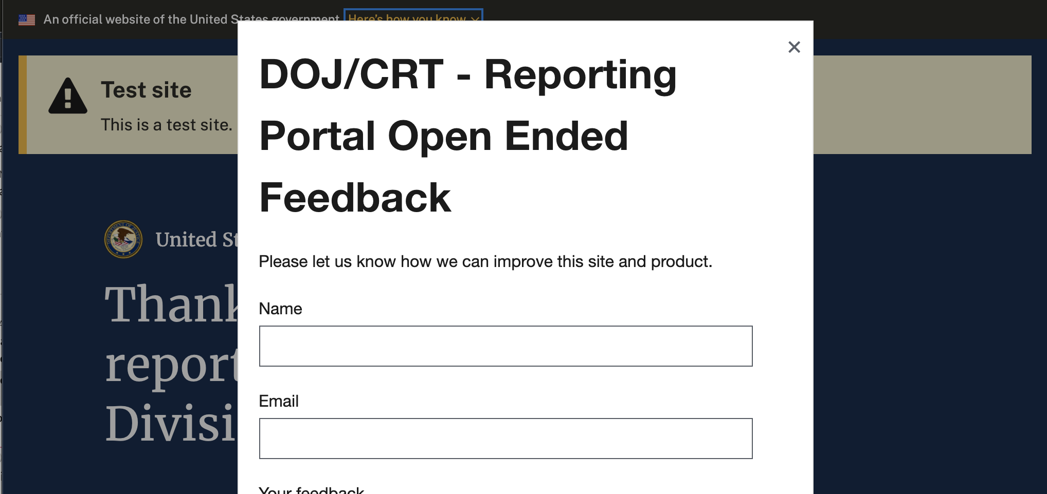 add focus on modal for a11y · Issue #480 · GSA/touchpoints · GitHub