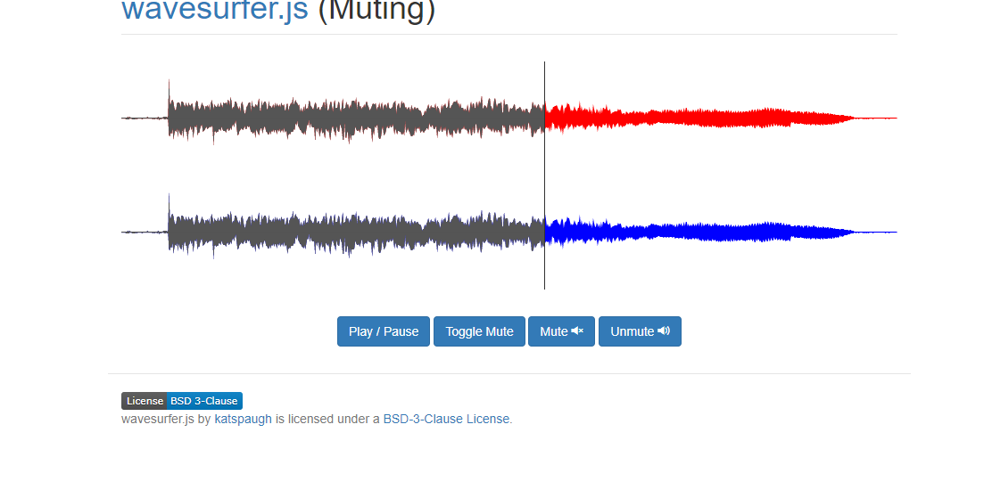 2 waveforms with the same song · Issue #2312 · katspaugh/wavesurfer.js · GitHub