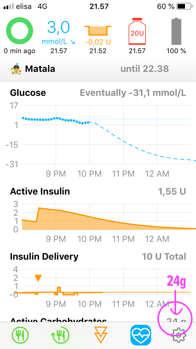 Override mode leads to negative eventual BG · Issue #1030 · LoopKit/Loop · GitHub