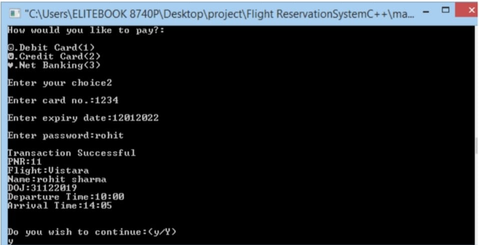 GitHub - chhavi2003/airway-reservation-system