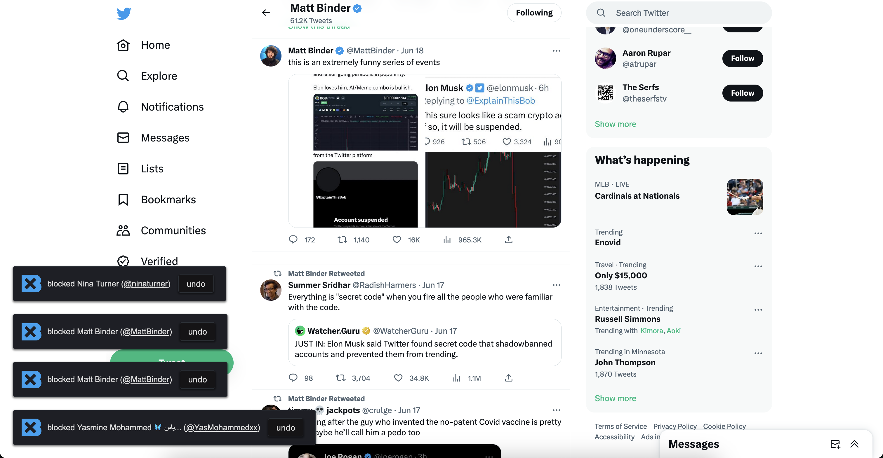 Blue Blocker v0.2.7 on Firefox keeps blocking Matt Binder · Issue #138 ...