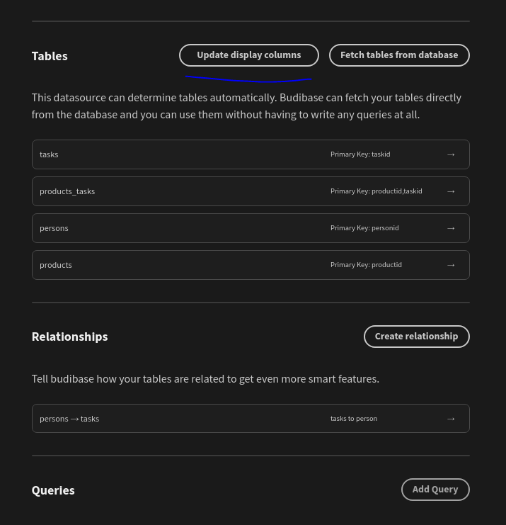 SQL relationship does not seem to work · Issue #2167 · Budibase/budibase · GitHub