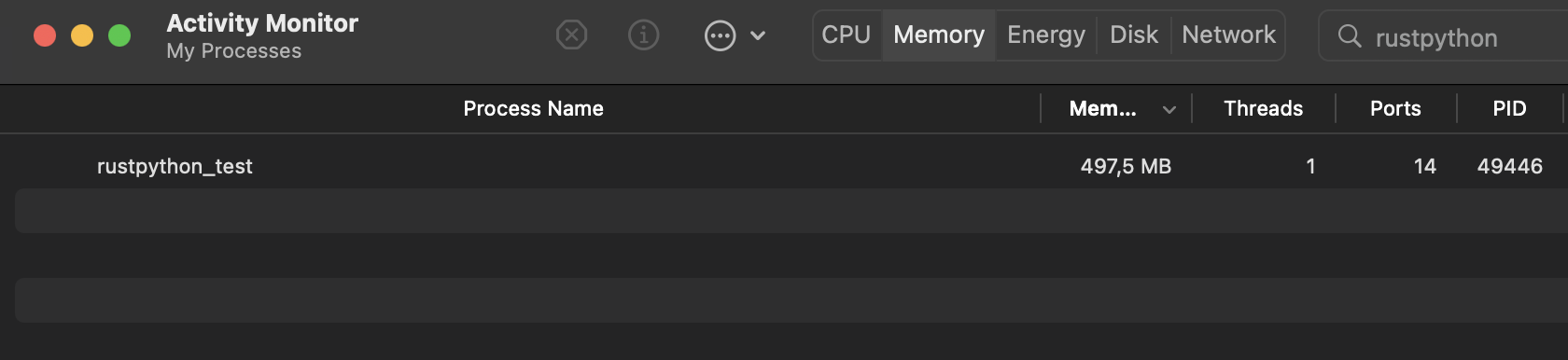 Memory leak ? · Issue #3504 · RustPython/RustPython · GitHub