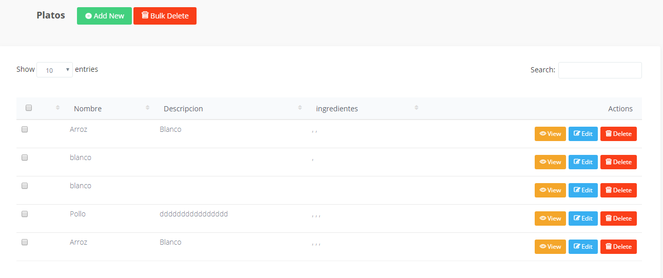 It is not possible to display the data of the related tables, when adding new data in create ...