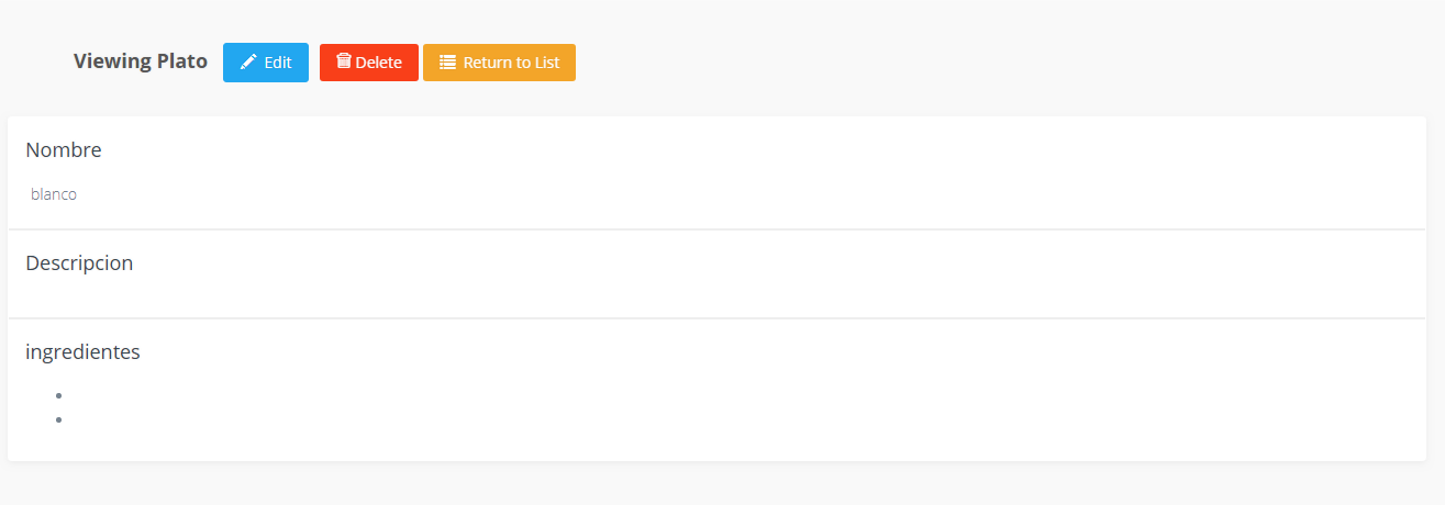 It is not possible to display the data of the related tables, when adding new data in create ...