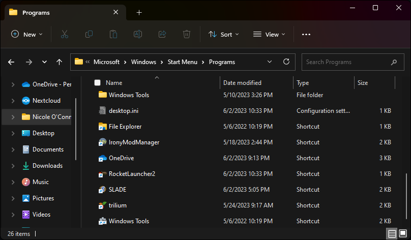 Numerous Entries Missing From Windows 10 Start Menu On Win11 Host · Issue 1517 · Valinet
