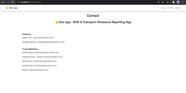 GitHub - HG063/StarApp: STAR App - Shift & Transport Allowance Reporting App