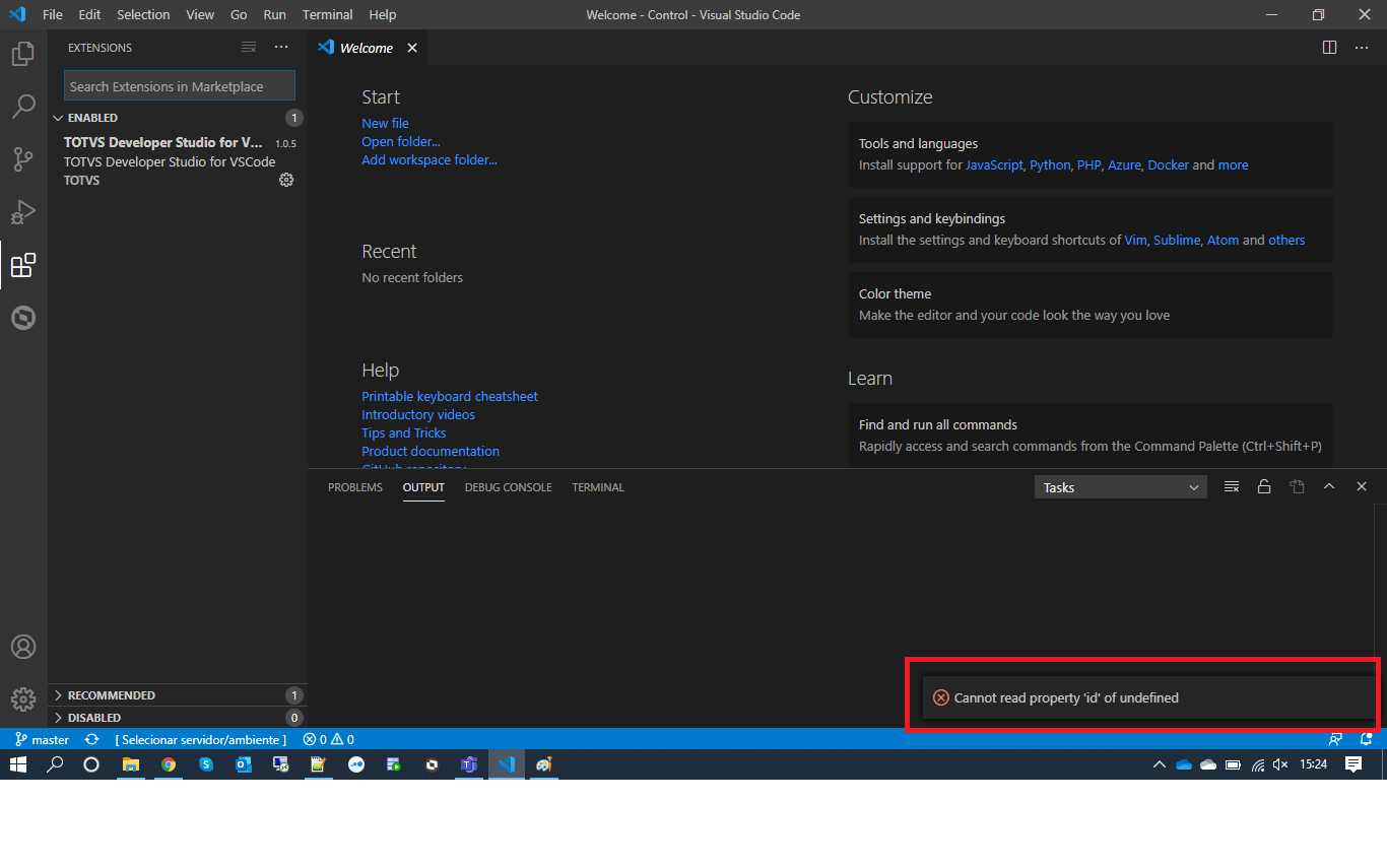 Erro ao adicionar Servidor · Issue #434 · totvs/tds-vscode · GitHub