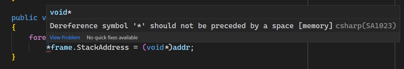 SA1023 triggers on dereference-assignment in `foreach` without braces · Issue #3538 ...