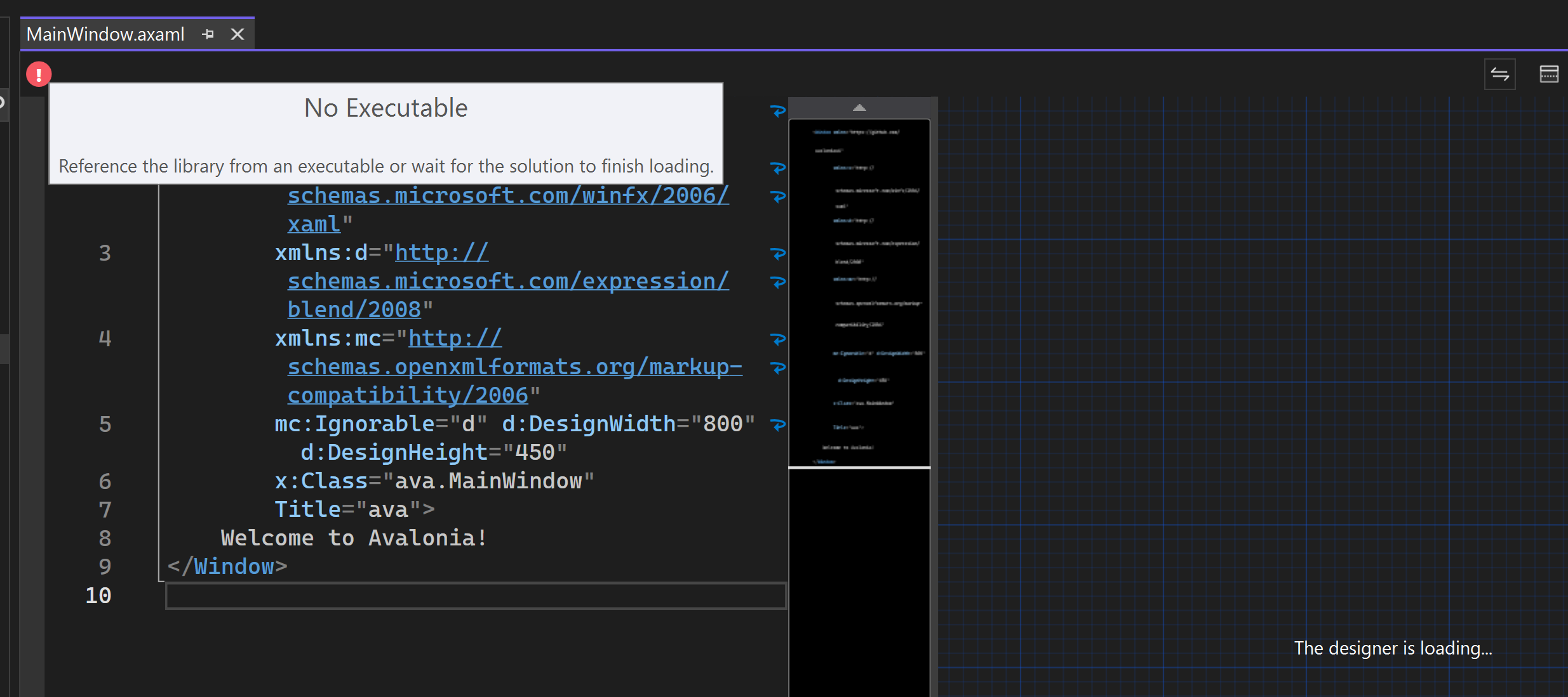 Designer does not load when using VS's Open Folder feature · Issue #352 · AvaloniaUI/AvaloniaVS ...