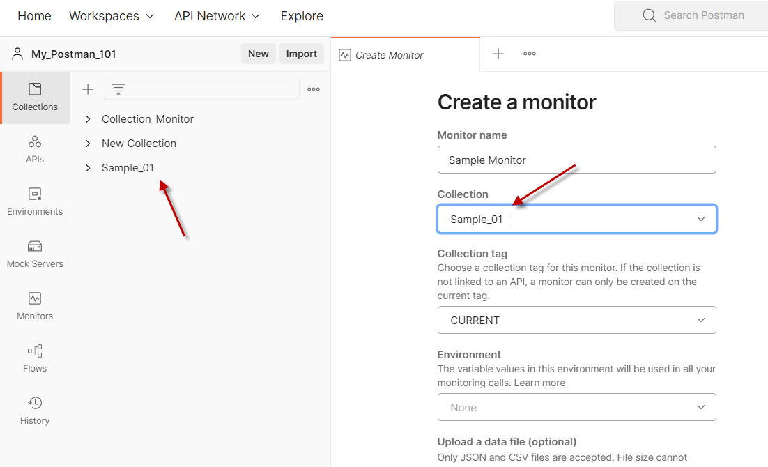Create monitor form appears to show the collection name has extra spaces · Issue #11155 ...