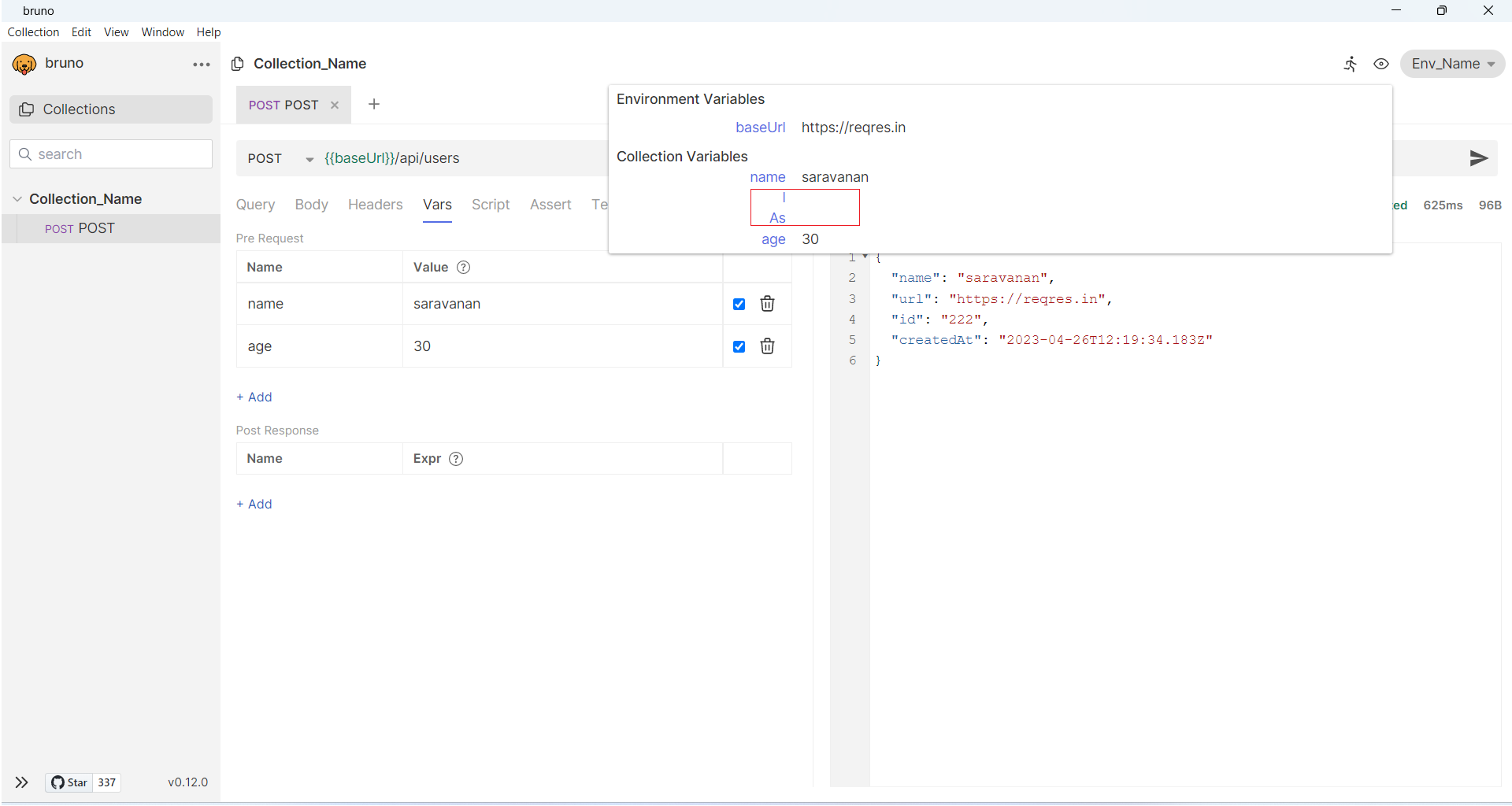 Collection variables are not removed when we removed the var from the ...