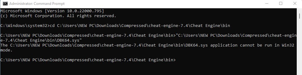DBK error, can not start Ultimap, please help me · Issue #2301 · cheat-engine/cheat-engine · GitHub