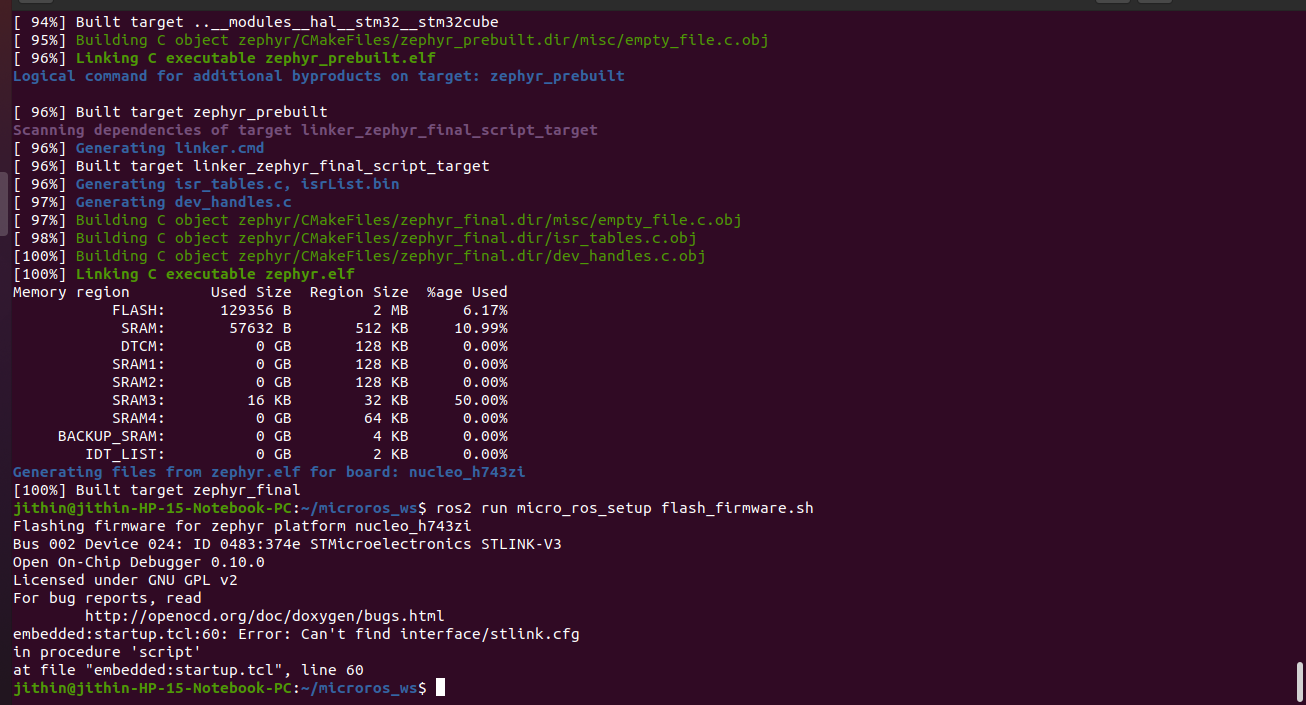 "Error: Can't find interface/stlink.cfg in procedure 'script'" · Issue #446 · micro-ROS/micro ...