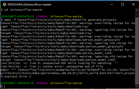 Tensorflow lite make error · Issue #41578 · tensorflow/tensorflow · GitHub
