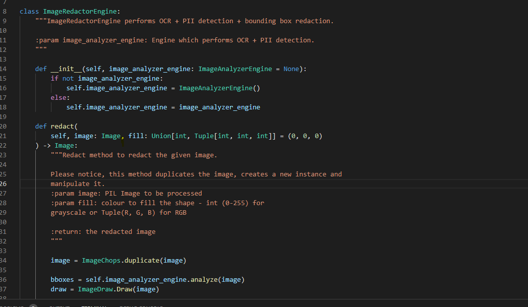 Ability to pass kwargs to "redact" method for "ImageRedactorEngine ...