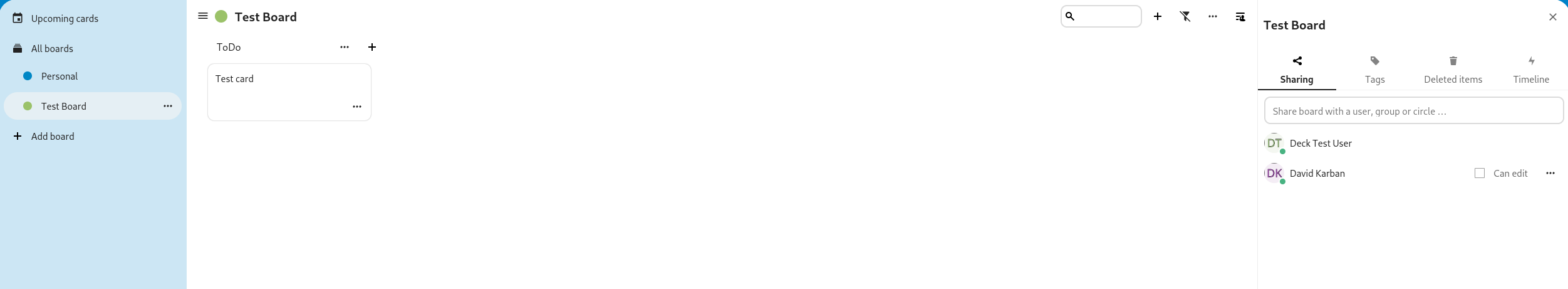 Upcoming cards section do contain unassigned cards without Due date in the web application ...