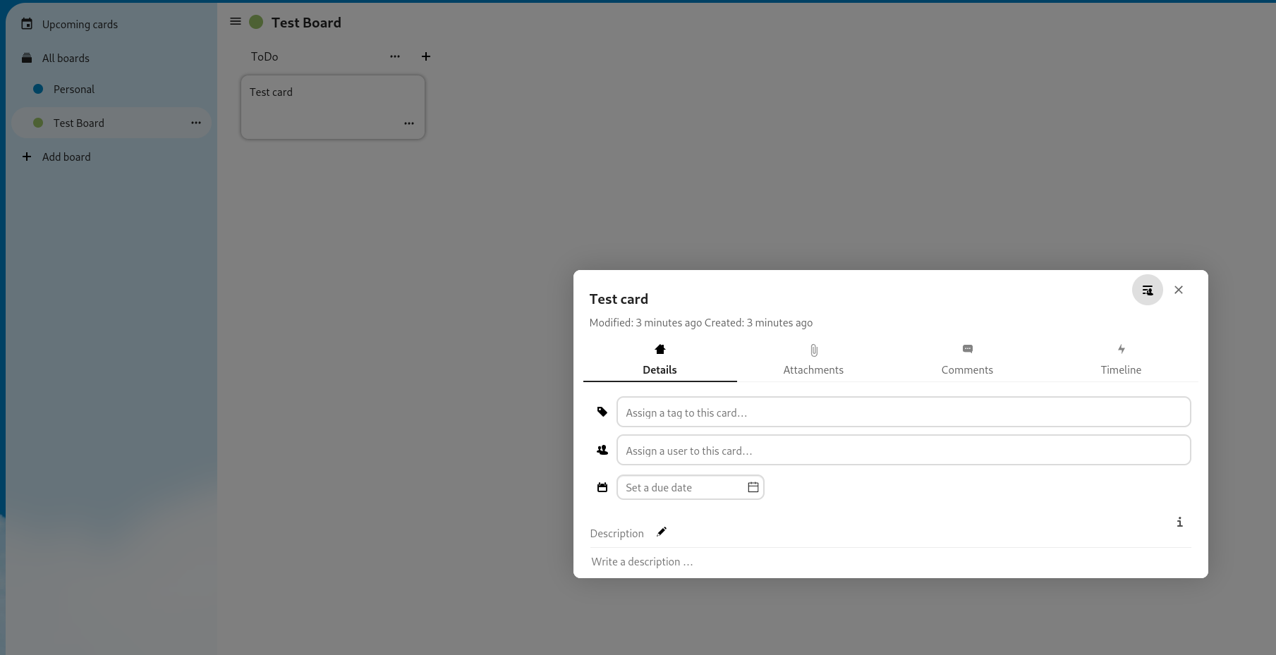 Upcoming cards section do contain unassigned cards without Due date in the web application ...