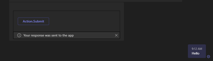 How to format HTML code as a display text on Action.Submit · Issue ...