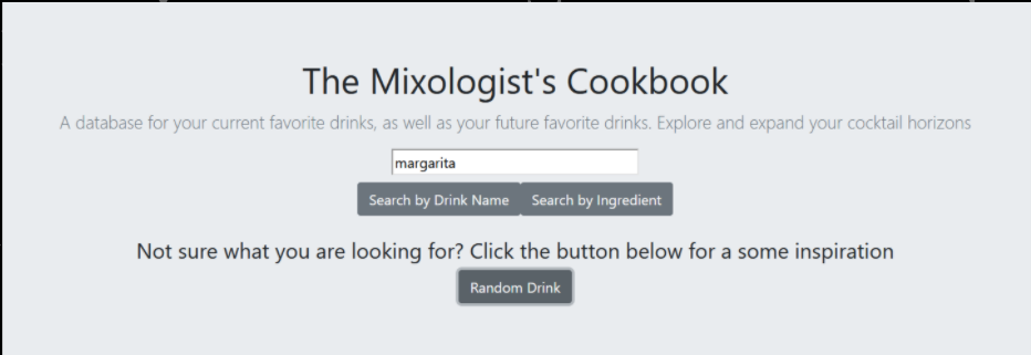 GitHub - atkustas/p2-recipebook: Revature JavaGCP210907 Project 2. Interactive Cocktail Recipe Book