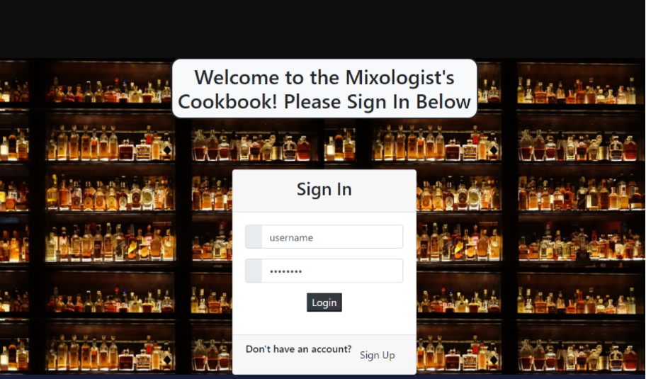GitHub - atkustas/p2-recipebook: Revature JavaGCP210907 Project 2. Interactive Cocktail Recipe Book