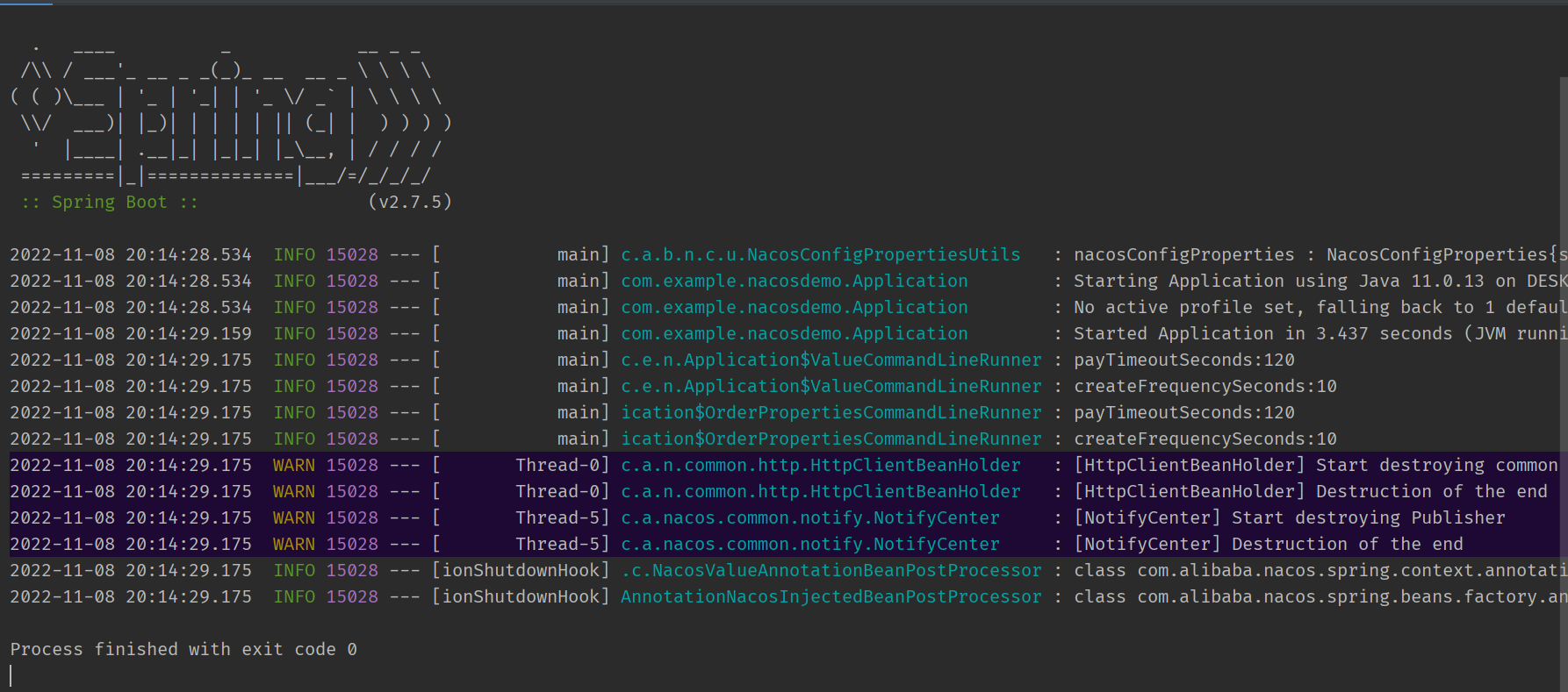 Nacos Shuts Down Automatically Nacos 自动关闭 · Issue 9469 · Alibabanacos · Github 
