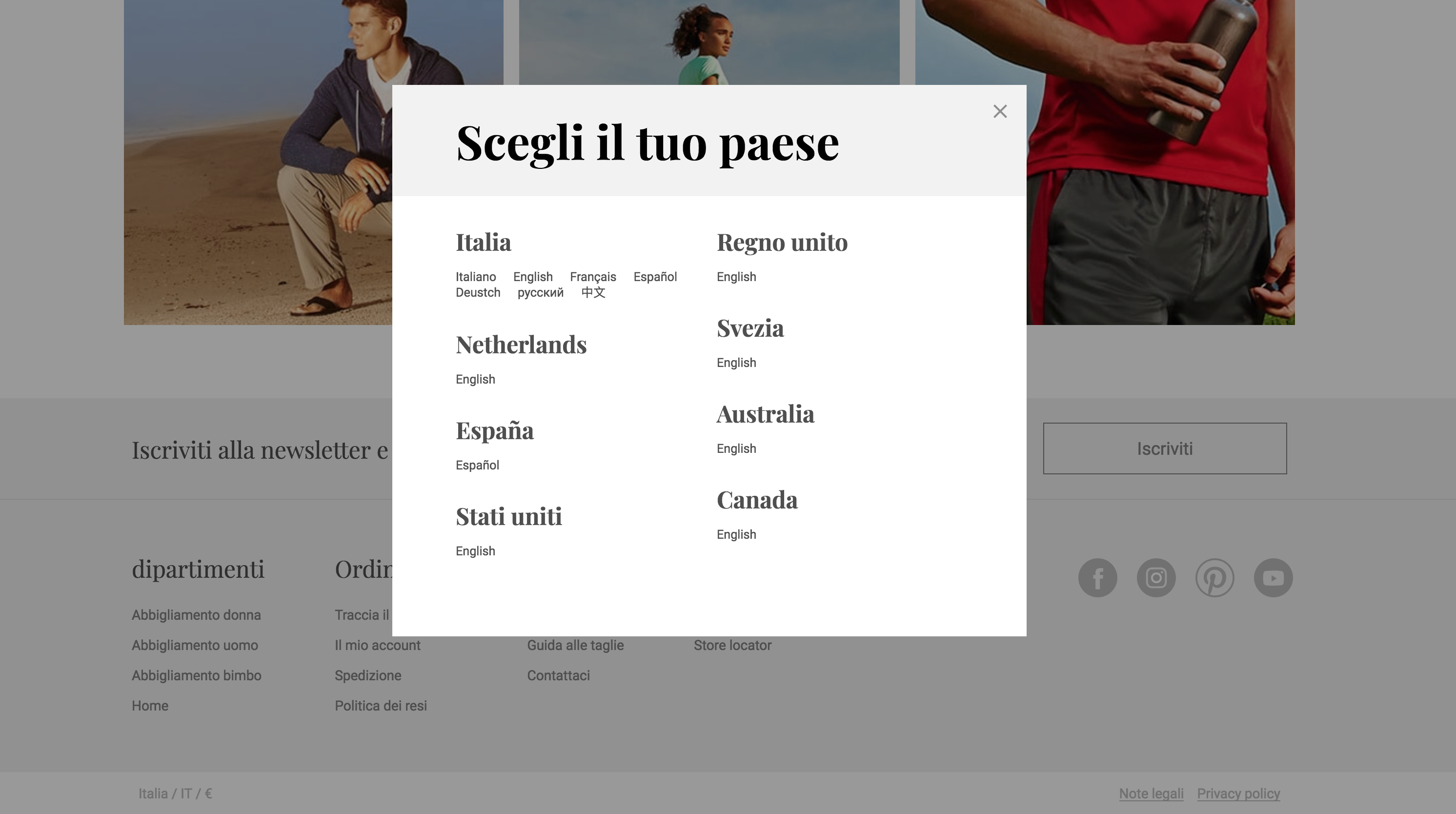 Design Select country and language pop-up · Issue #881 · vuestorefront ...