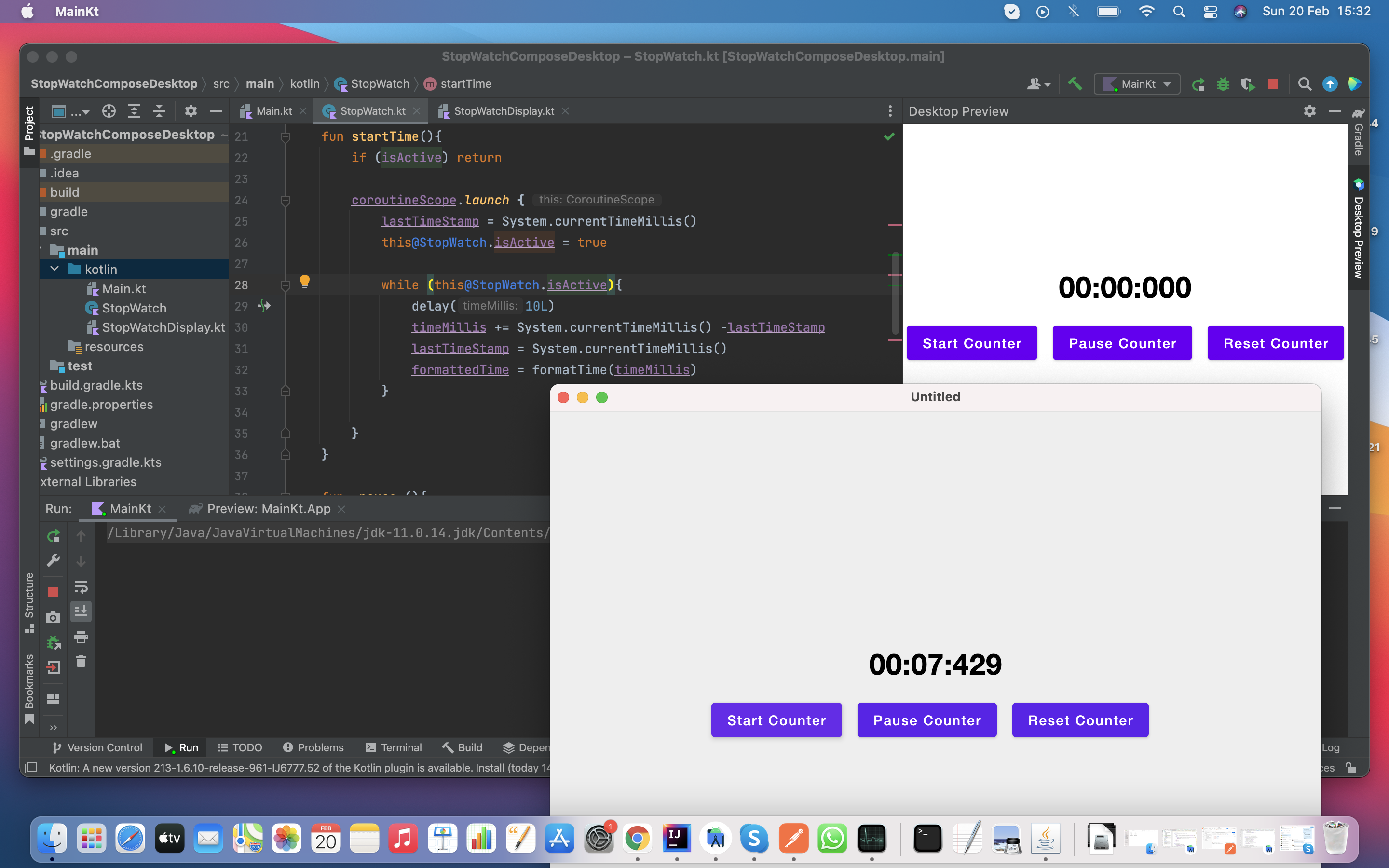 GitHub - ime01/StopWatchComposeDesktop: A JETPACK COMPOSE STOPWATCH APP