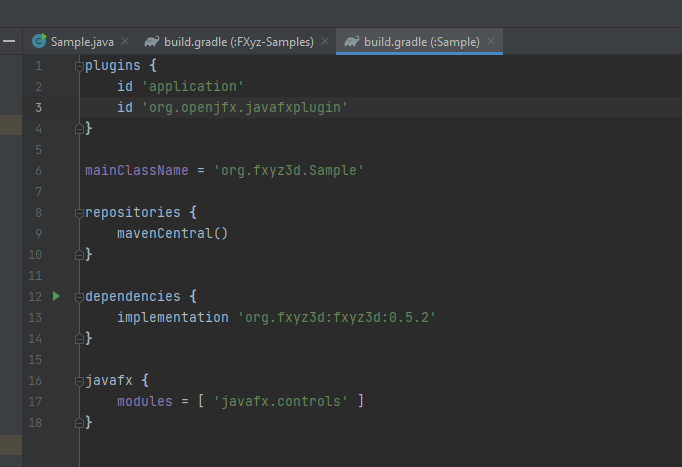 Error when running the sample code · Issue #134 · FXyz/FXyz · GitHub