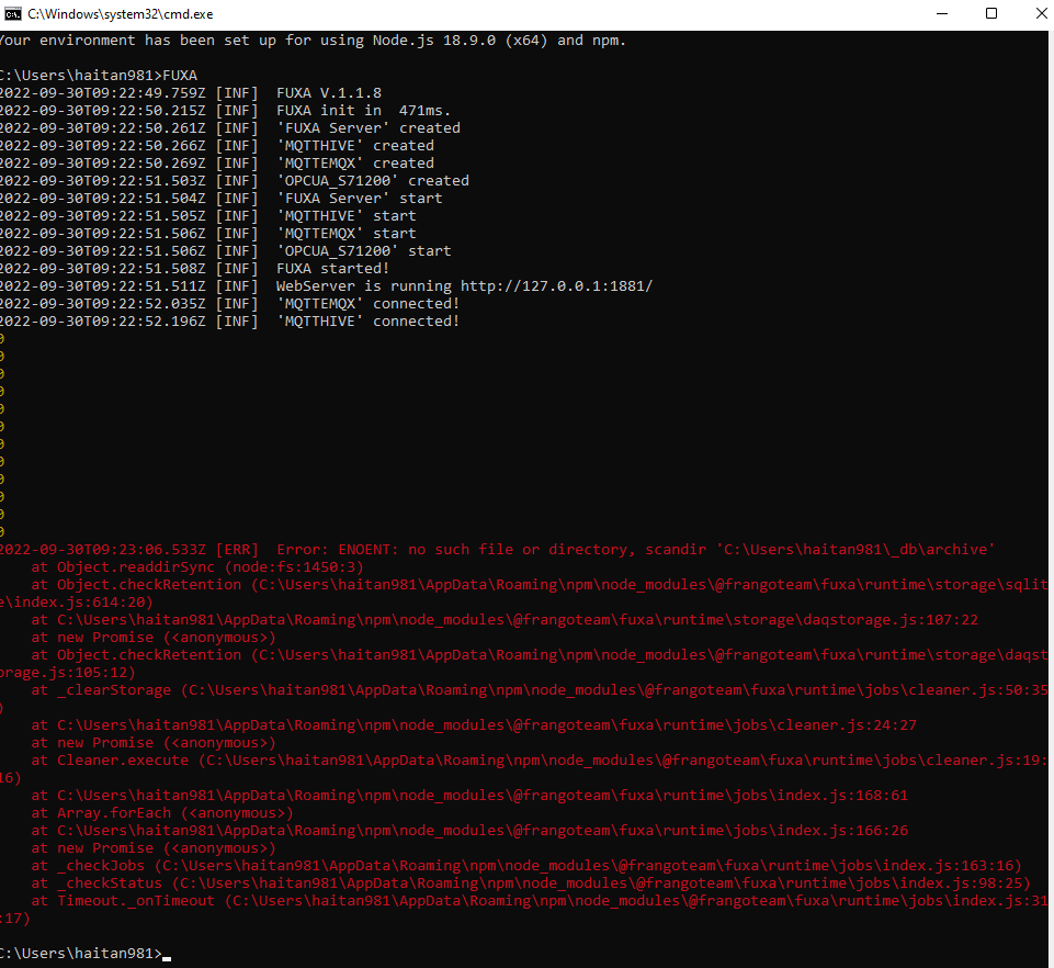 Cannot start FUXA via cmd · Issue #518 · frangoteam/FUXA · GitHub