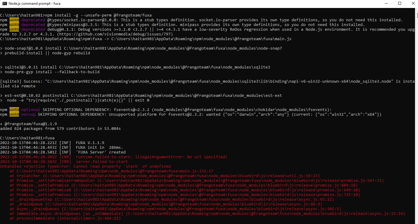 Cannot start FUXA via cmd · Issue #518 · frangoteam/FUXA · GitHub