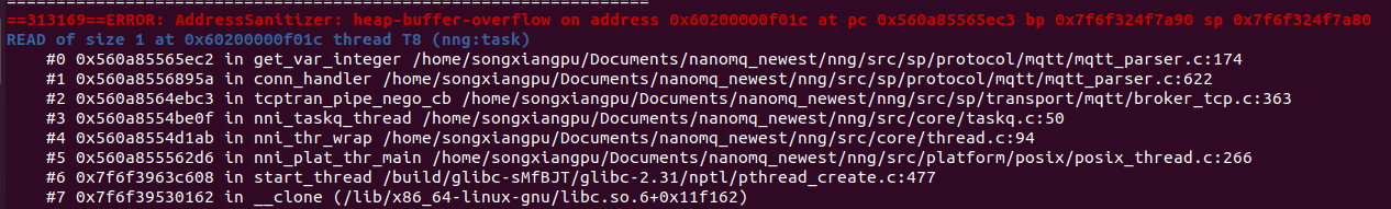 [Security]: Invalid property cause vulnerability · Issue #1169 · nanomq/nanomq · GitHub