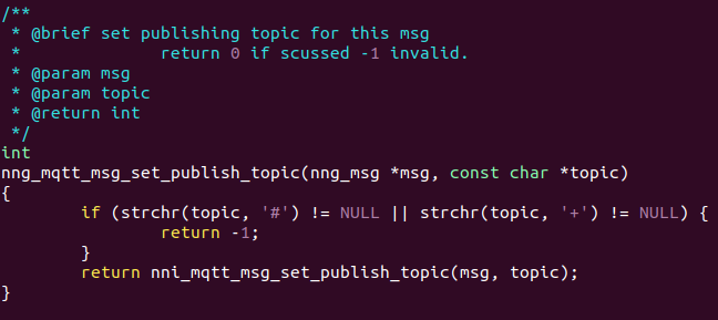[Security]:Decoding invalid topic triggers a buffer overflow · Issue #1215 · nanomq/nanomq · GitHub